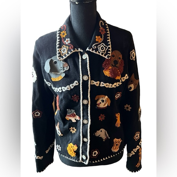 Michael Simon | Sweaters | Michael Simon Dog Sweater Rare | Poshmark